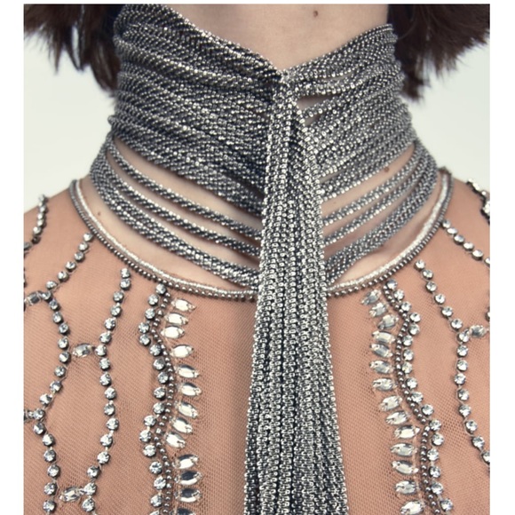 Zara | Jewelry | Zara Waterfall Choker | Poshmark